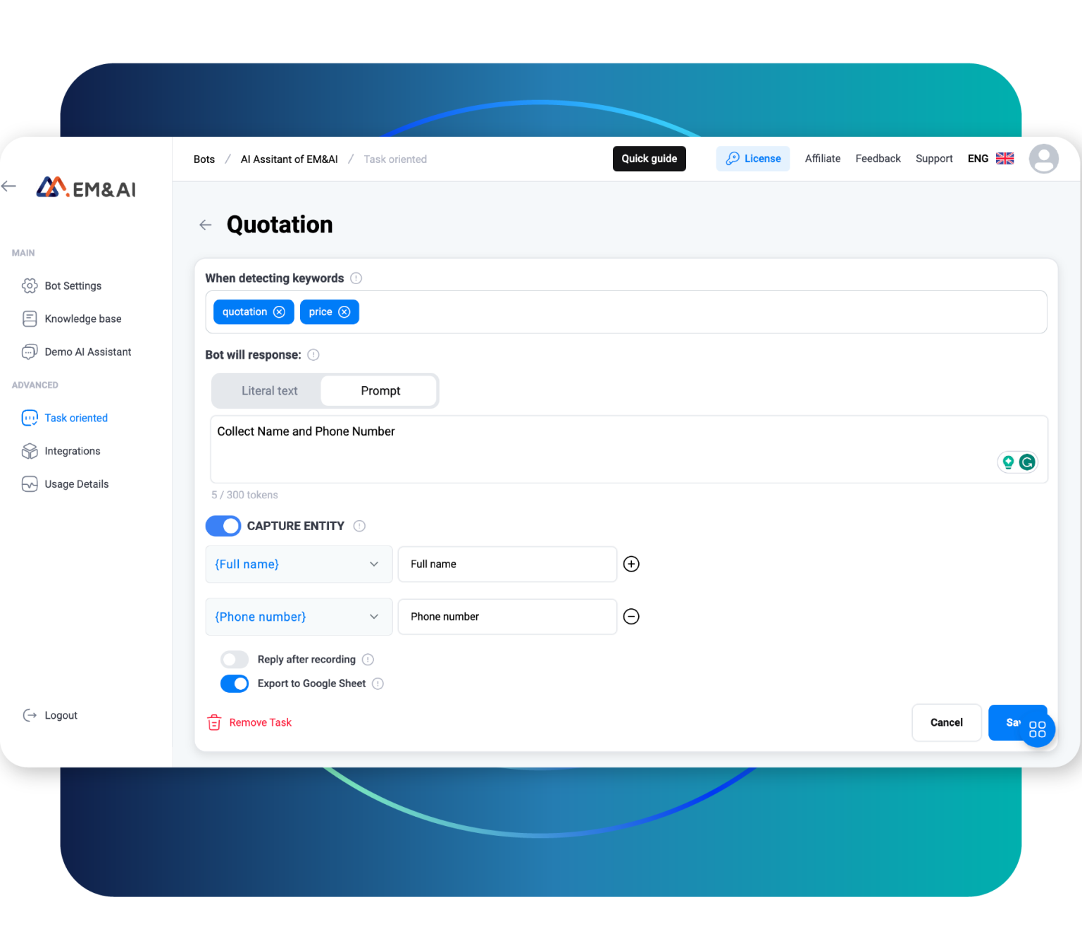Dịch vụ cho thuê Nhân sự ảo AI – EM&AI - VAGENT